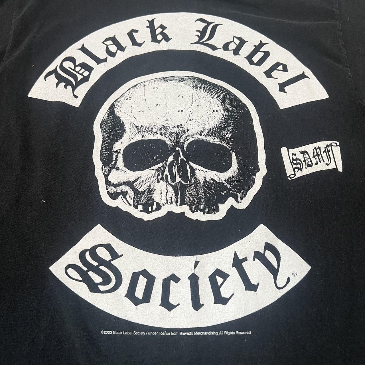 Vintage Black Label Society BLS Band T-shirt Size:... - Depop