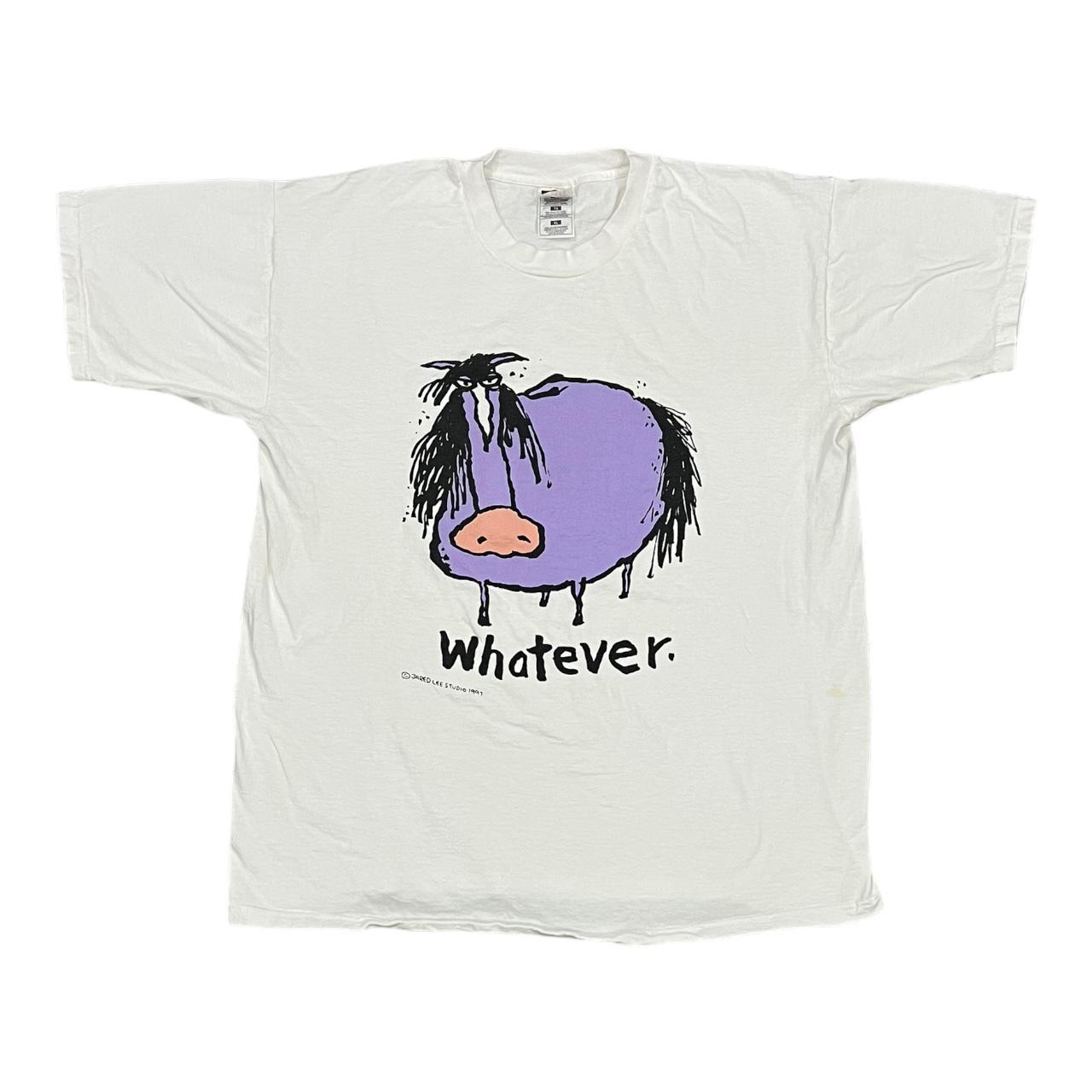 VTG 90s Jared Lee Studio 1997 WHATEVER T-Shirt... - Depop