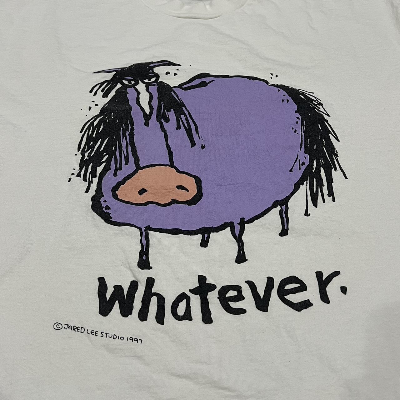VTG 90s Jared Lee Studio 1997 WHATEVER T-Shirt... - Depop
