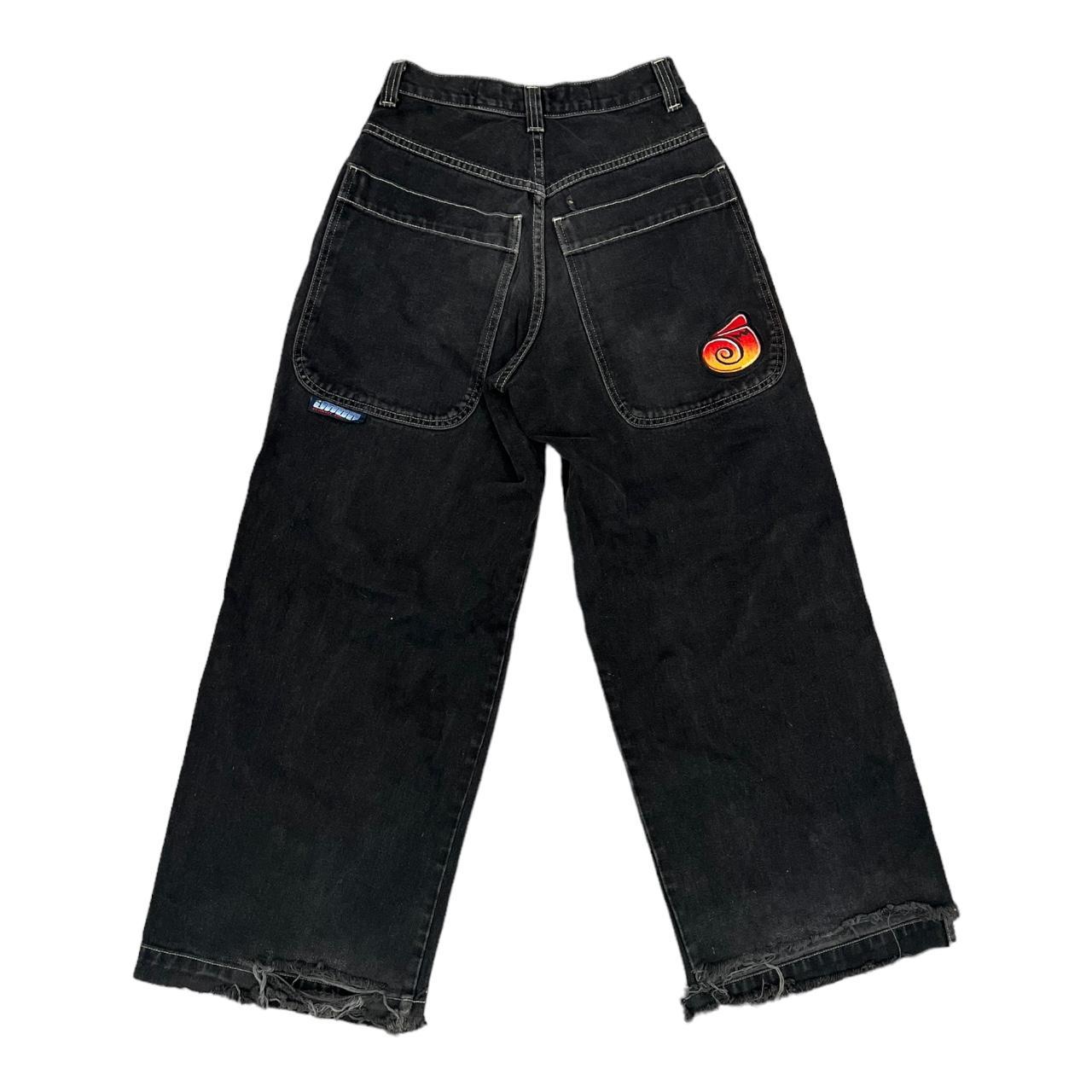 Vintage JNCO Wide Leg Black Denim Jeans (rare)... - Depop