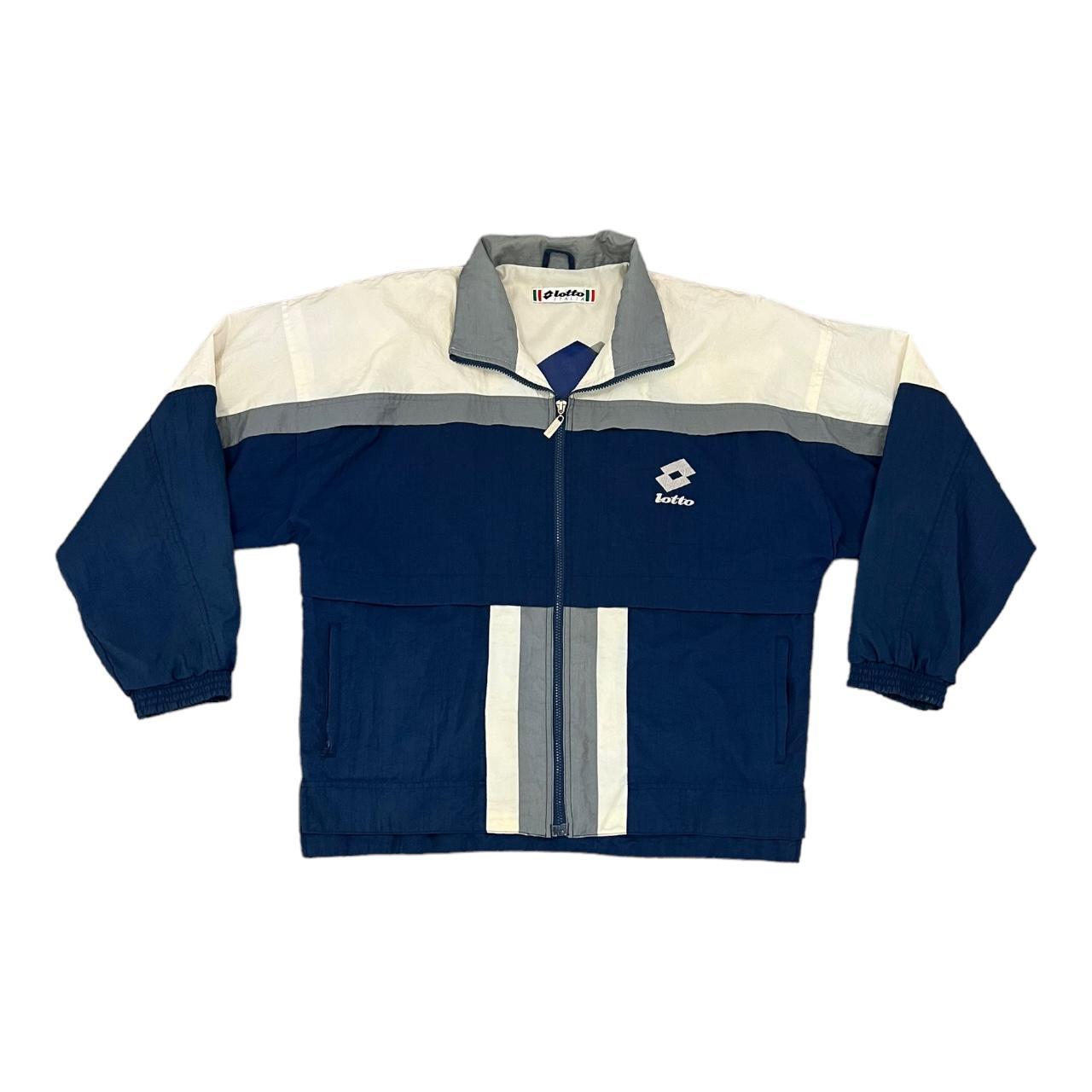 Vintage 90s Lotto European Track Jacket Size: L ... - Depop