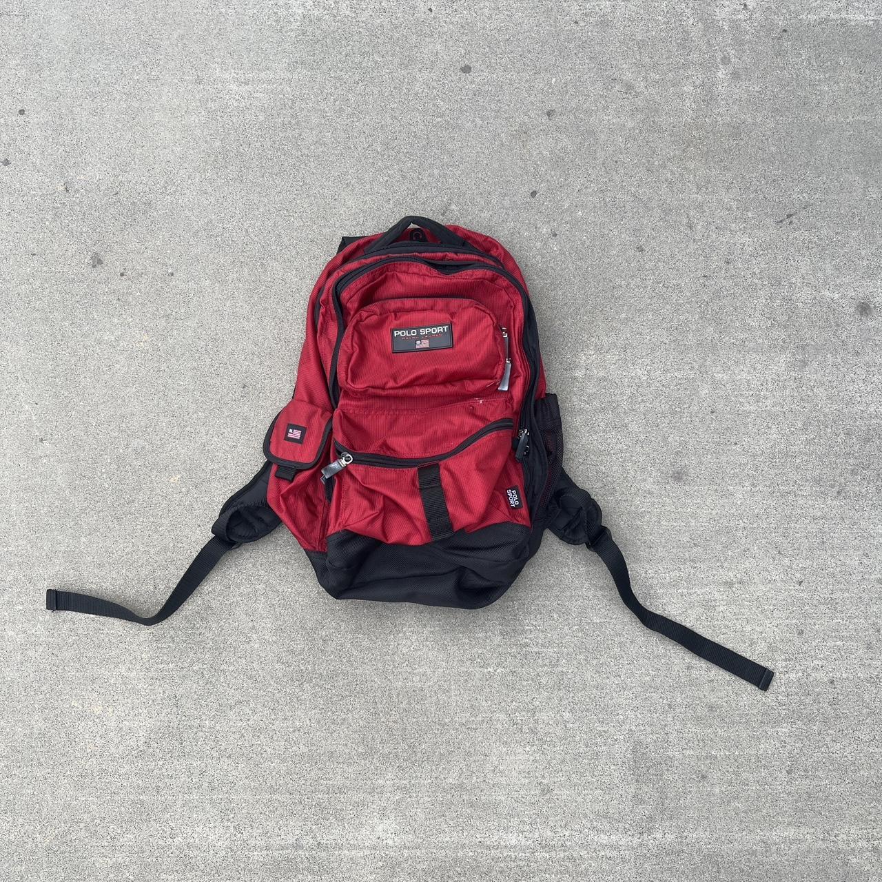 vintage 2000’s polo Ralph Lauren backpack ️amazing... - Depop