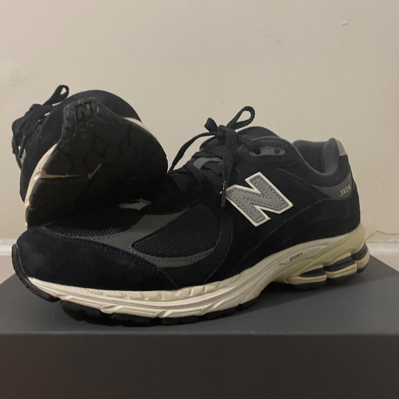 New Balance 2002r Box has some slight damage Shoes... - Depop
