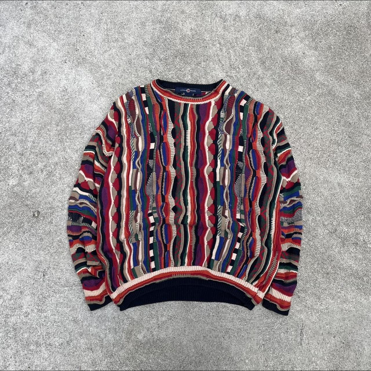 Coogi Men's Red Jumper | Depop