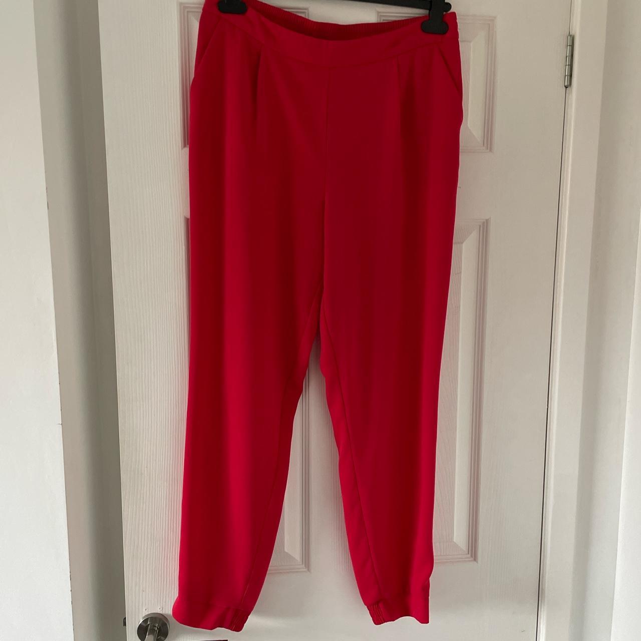 Primark Women's Red Trousers | Depop