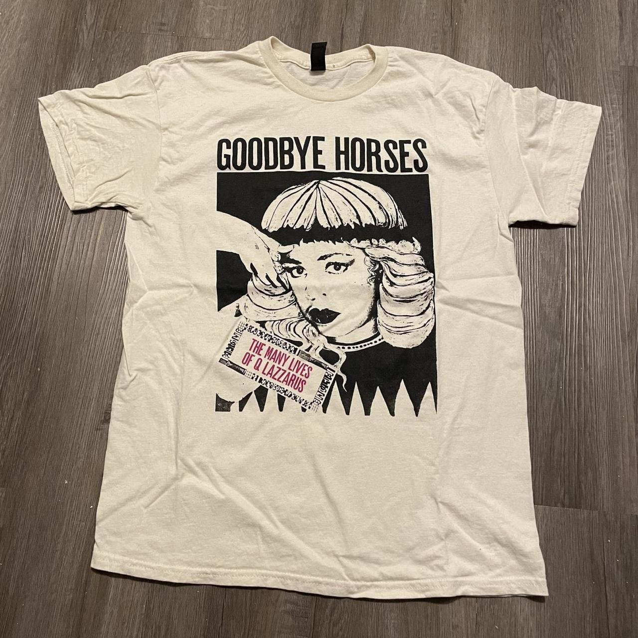 Q Lazzarus Goodbye Horses shirt Bought at a local... | Depop