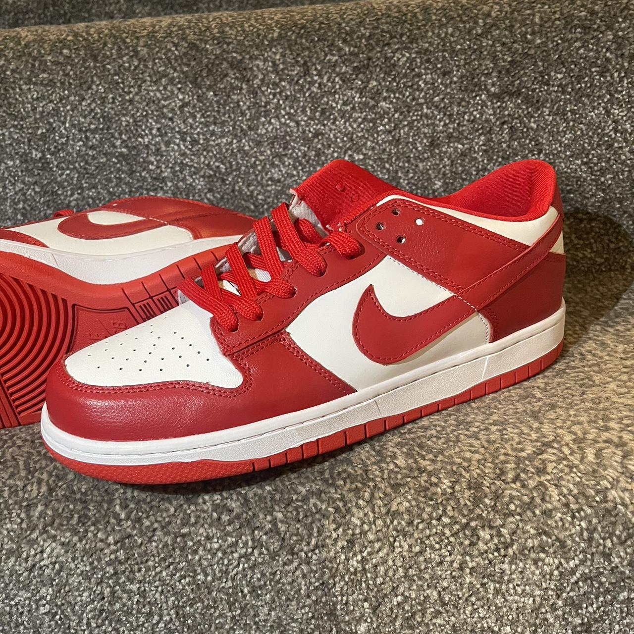 University red Nike dunk lows SB UNISEX Brand new... - Depop