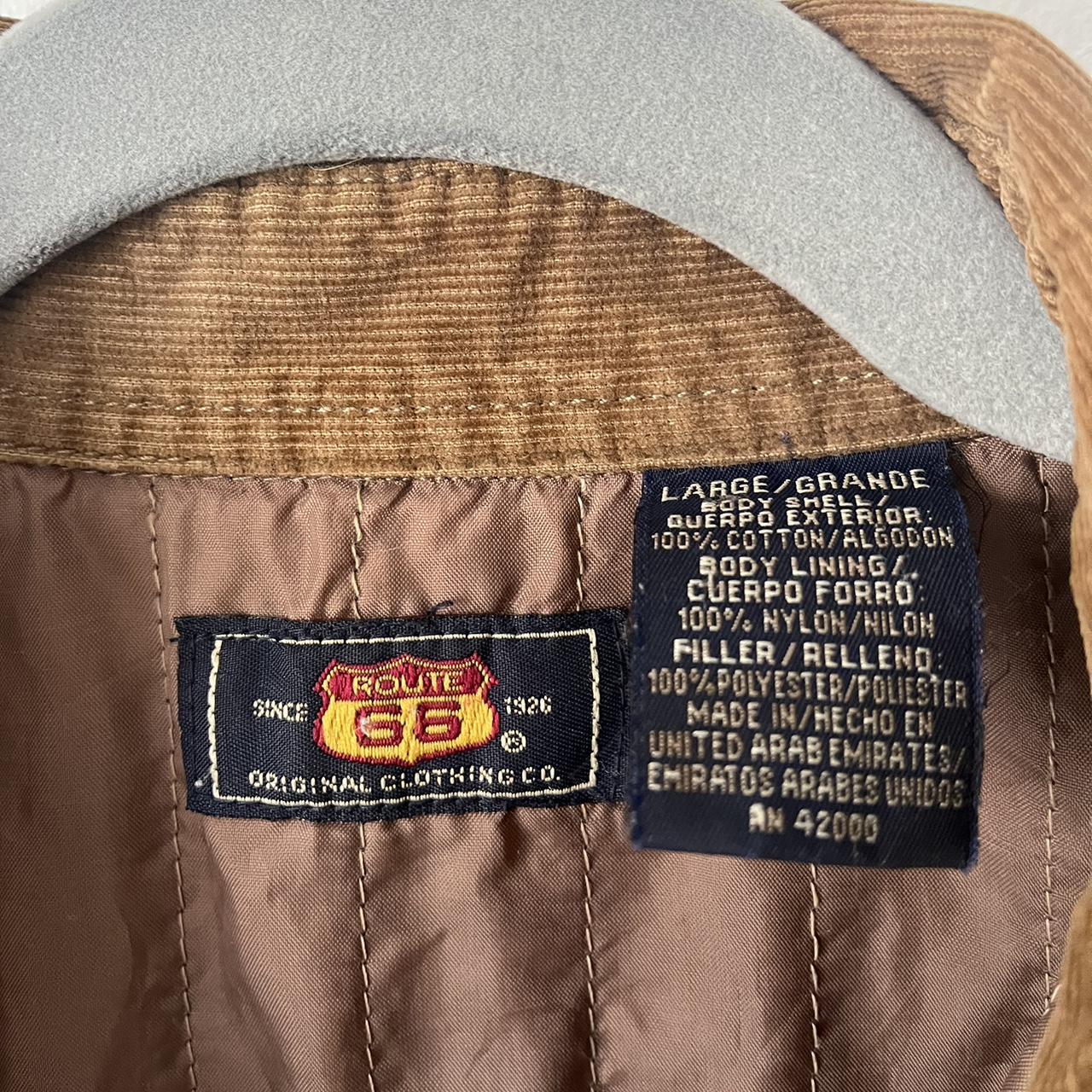 Warm brown corduroy shirt/jacket from route 66 Size... - Depop