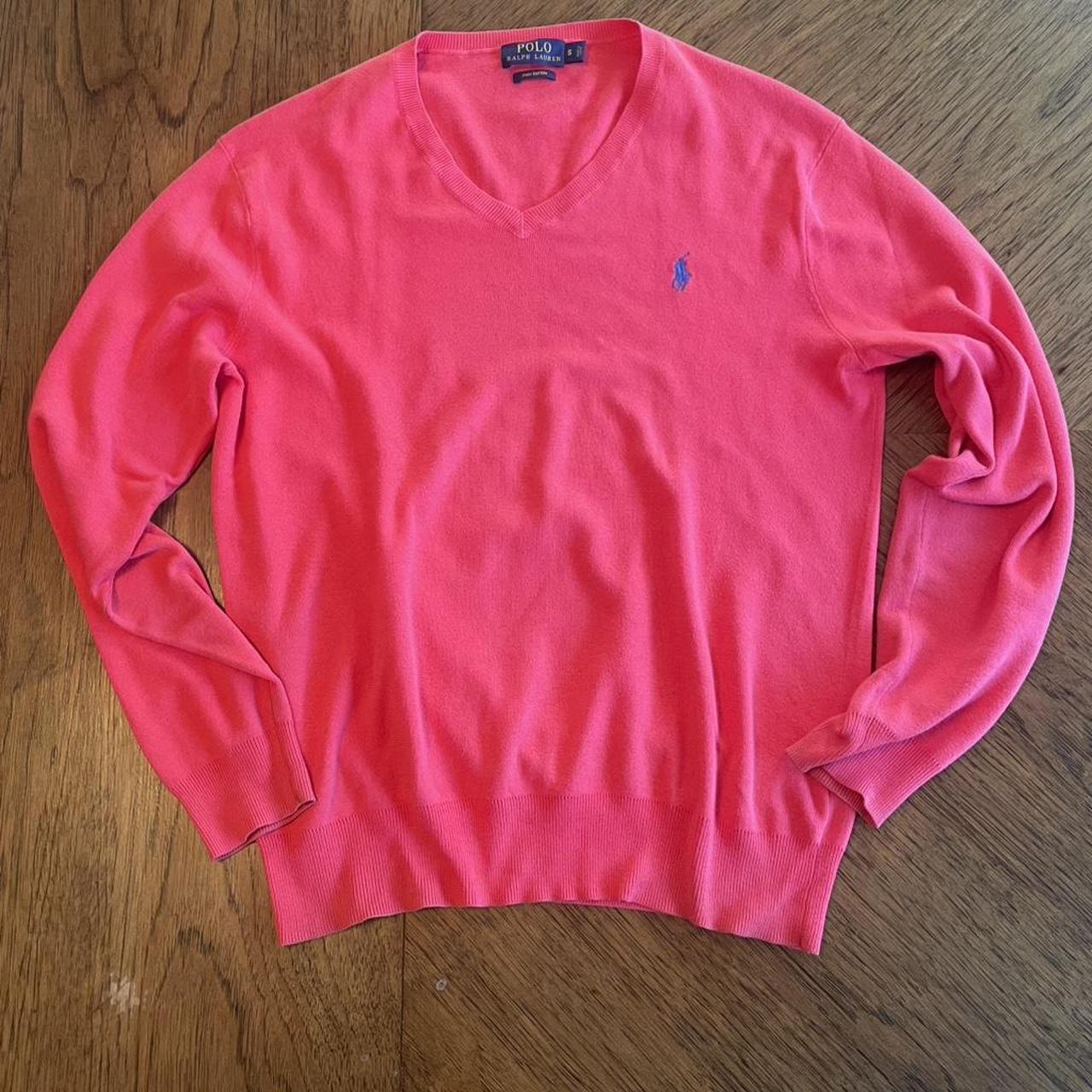 Polo Ralph Lauren Men's Sweater - Pink/Red - S – Polo… - Gem