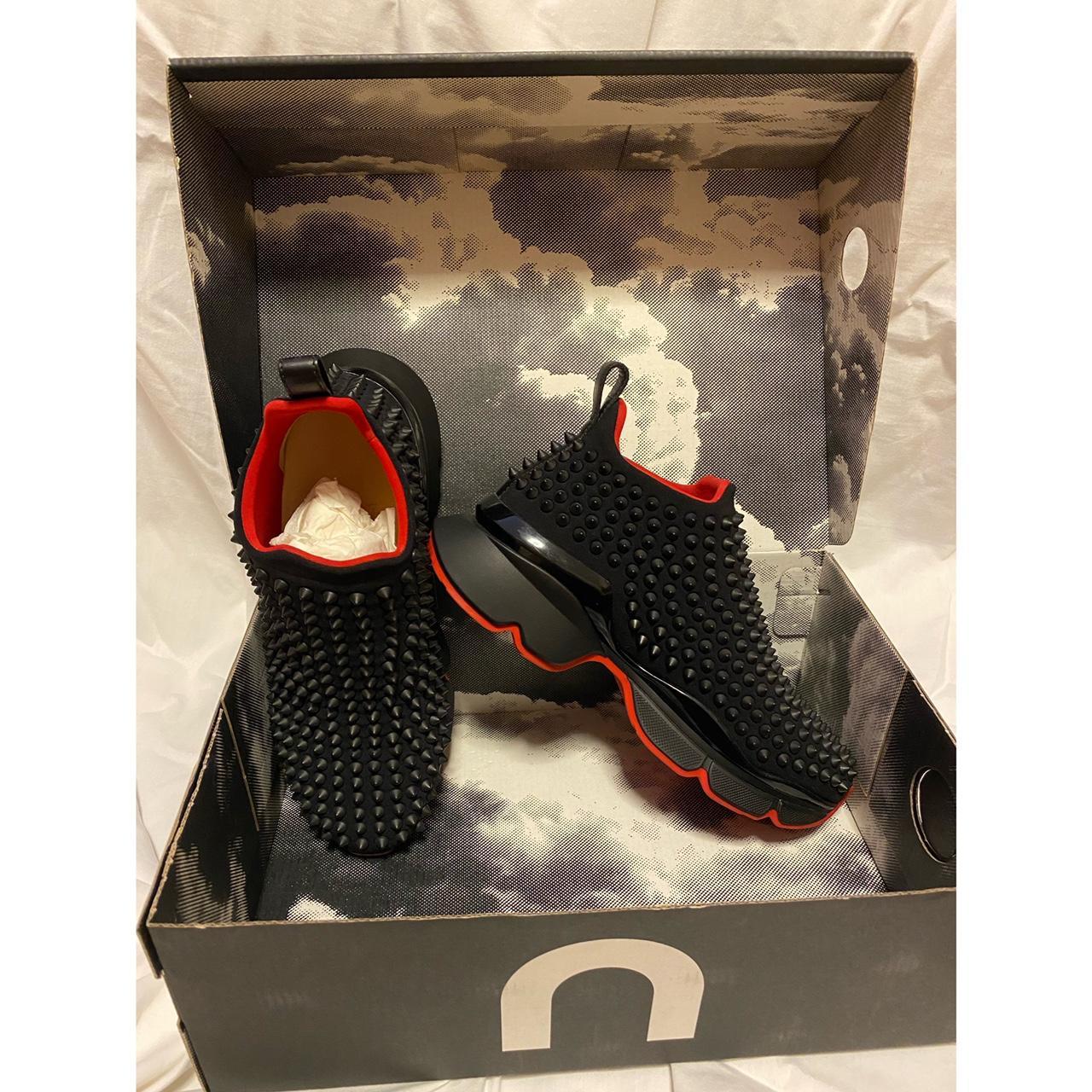 Christian Louboutin Spike Sock Size: EUR 36 1/2... - Depop