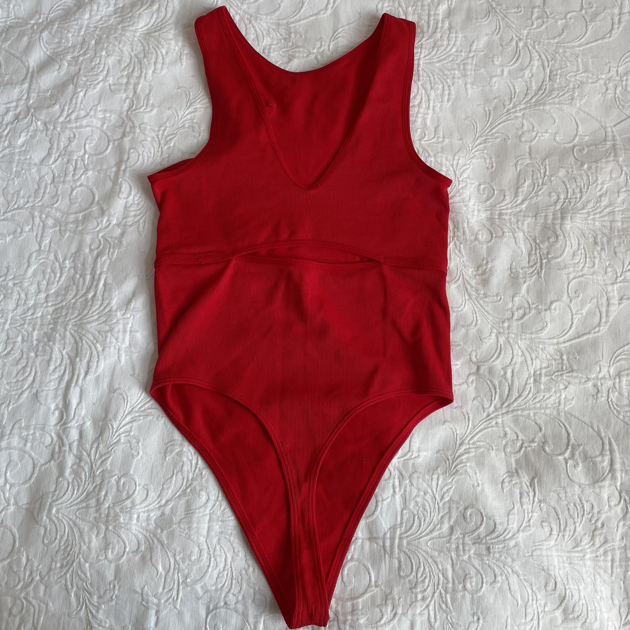 Women's Red Bodysuit | Depop