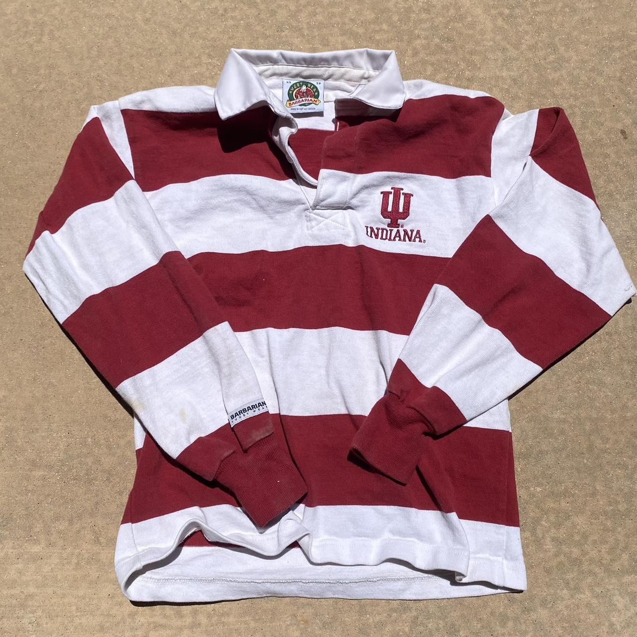 Indiana University Hoosiers Barbarian Rugby Wear L/S... - Depop
