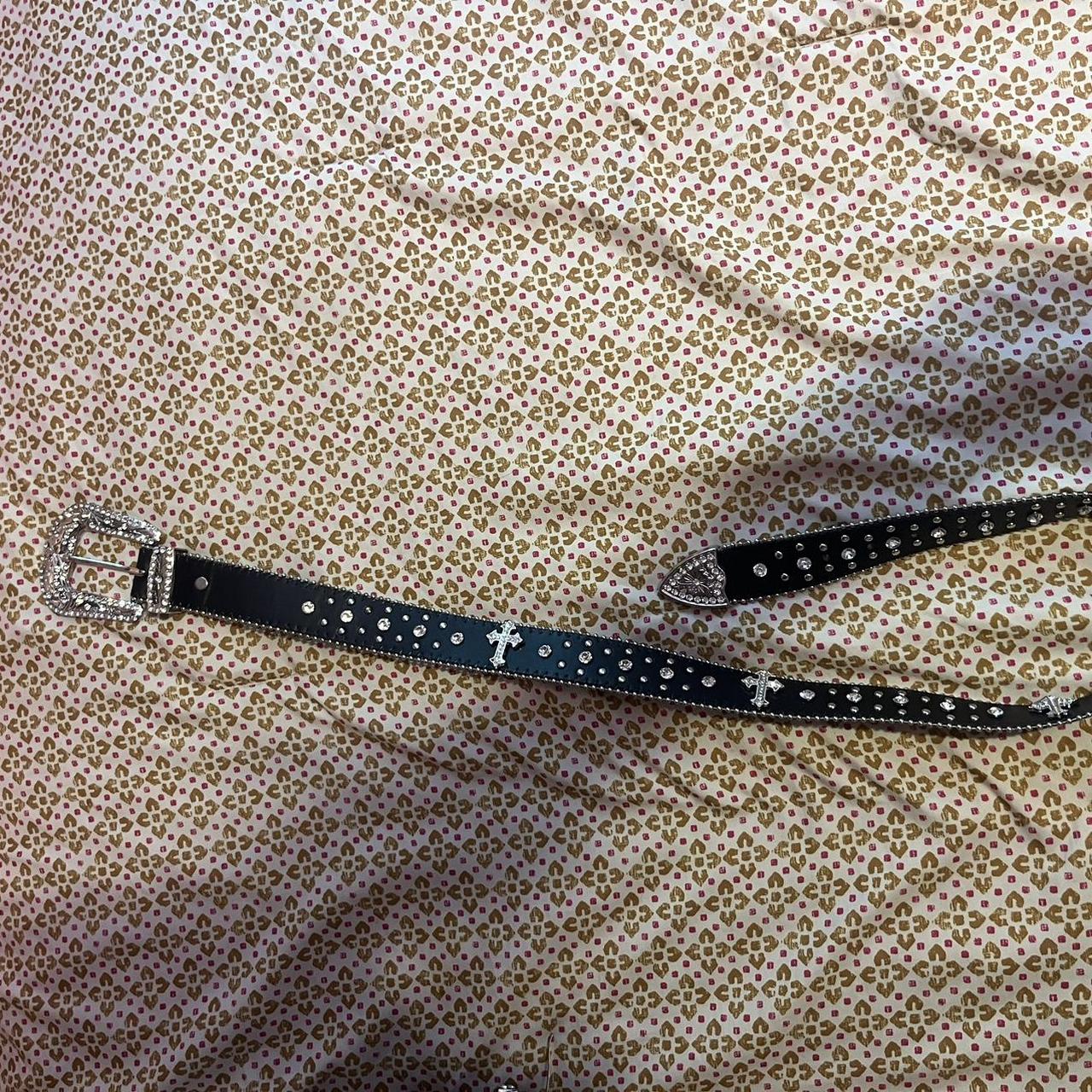bling/cross belt #emo #bling #y2k #goth #trendy - Depop