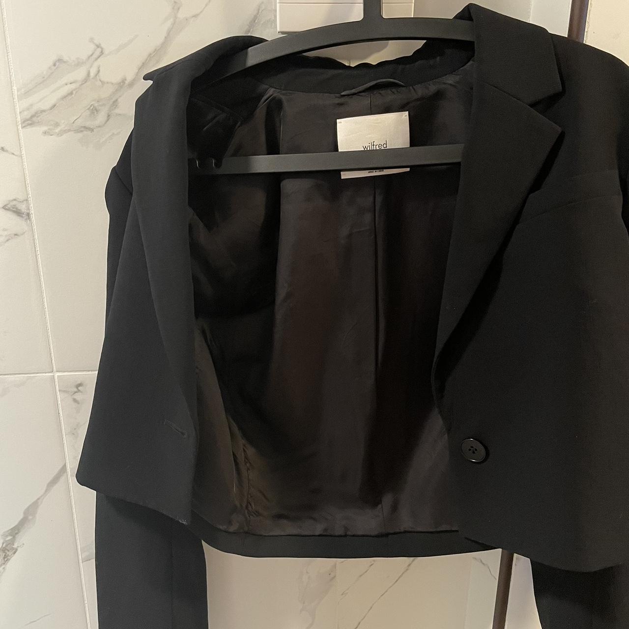 Aritzia Women's Black Tailored-jackets | Depop