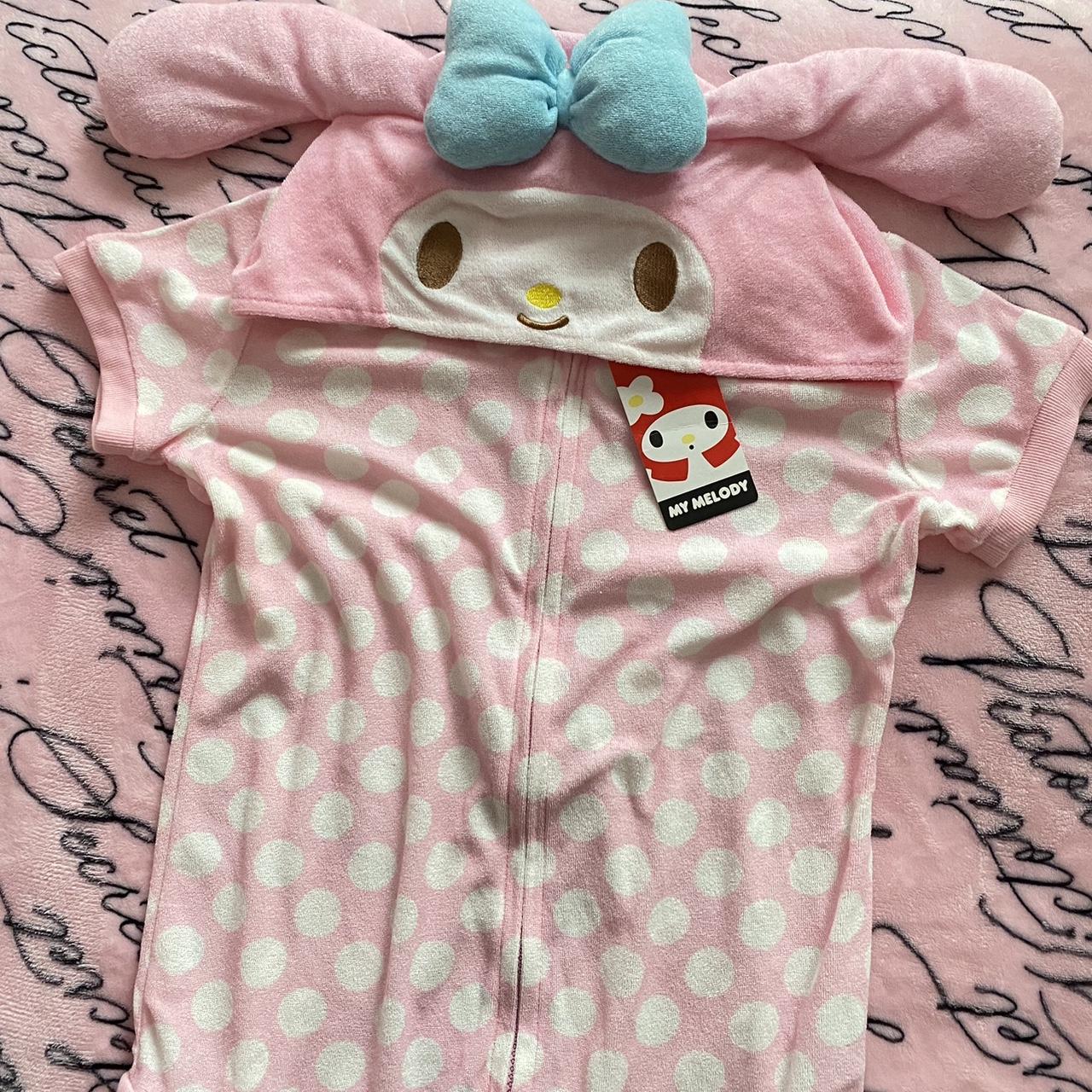 My melody pink polka dots pajamas / lounge wear /... - Depop