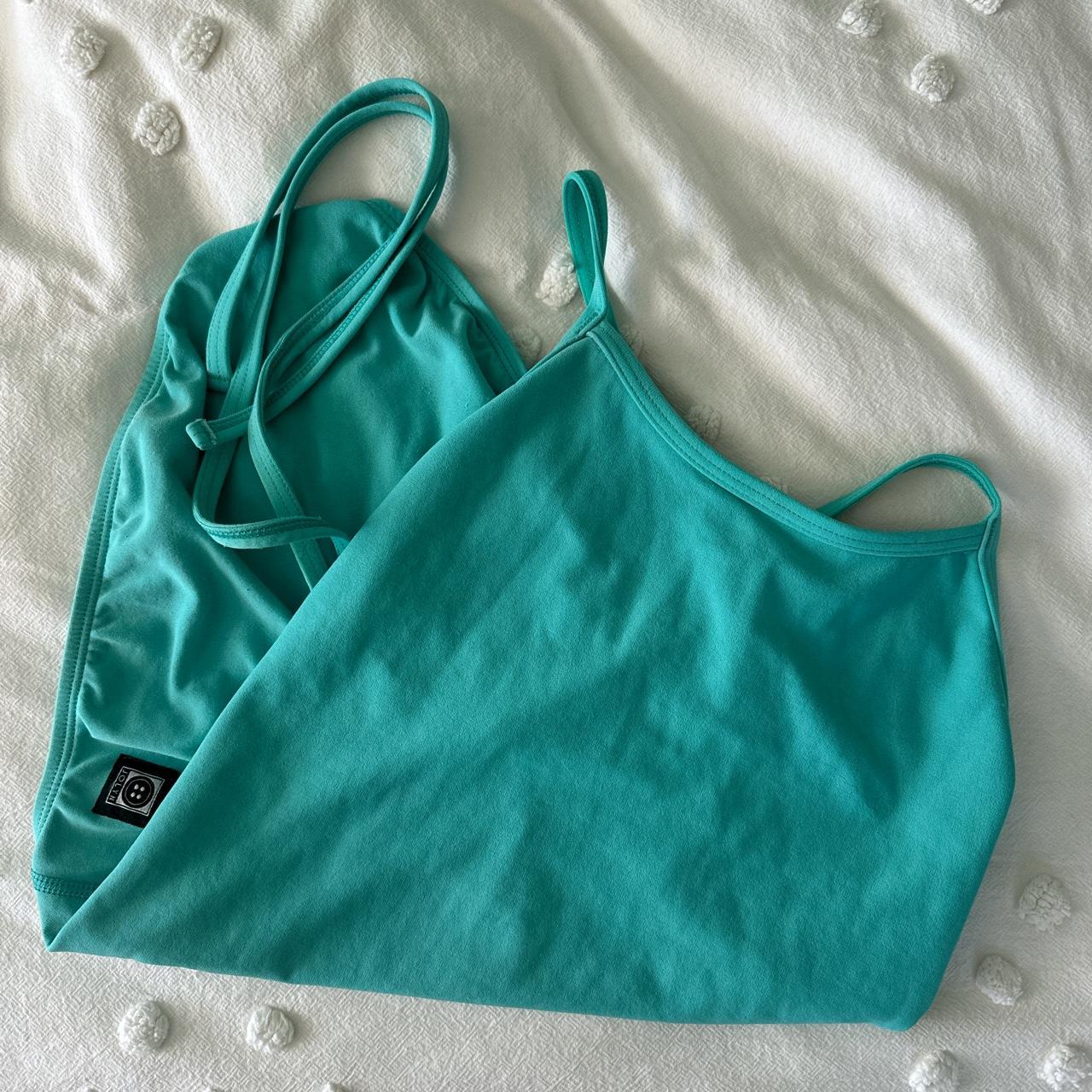 Jolyn⚡️ Jackson 2 Tie Back Onesie In Seafoam 🐚 Sz 28 Depop
