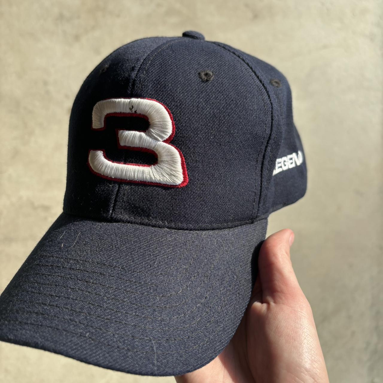 Race hat number 3 small stain on number 3 - Depop