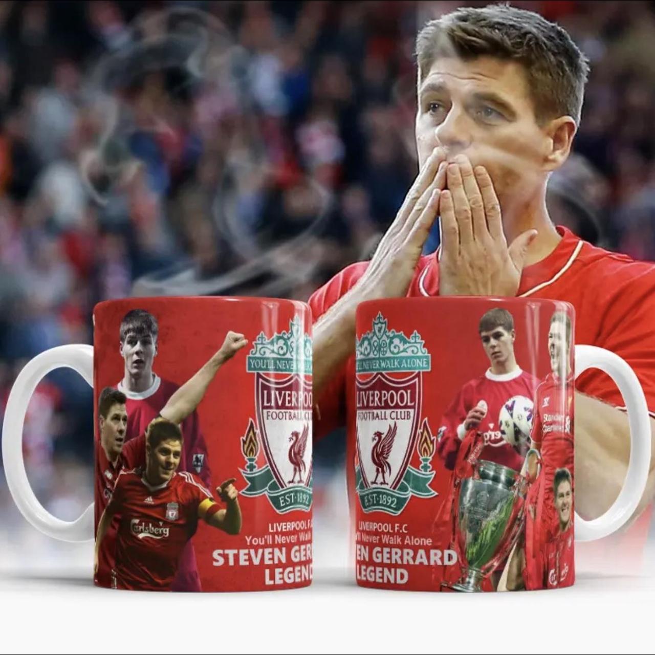 Steven Gerrard legend coffee tea mug #stevengerrard... - Depop