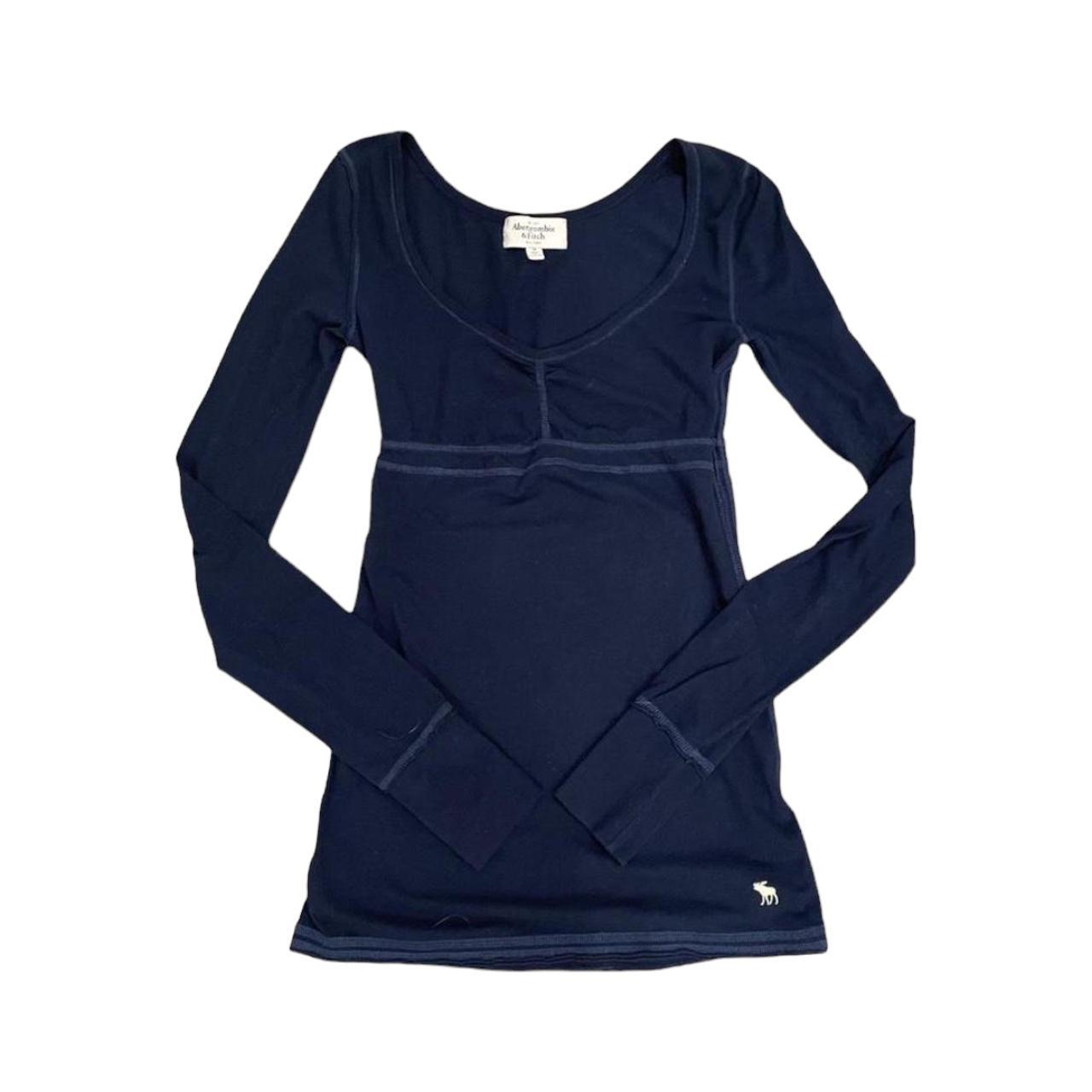 abercrombie & fitch babydoll top size: m ... - Depop