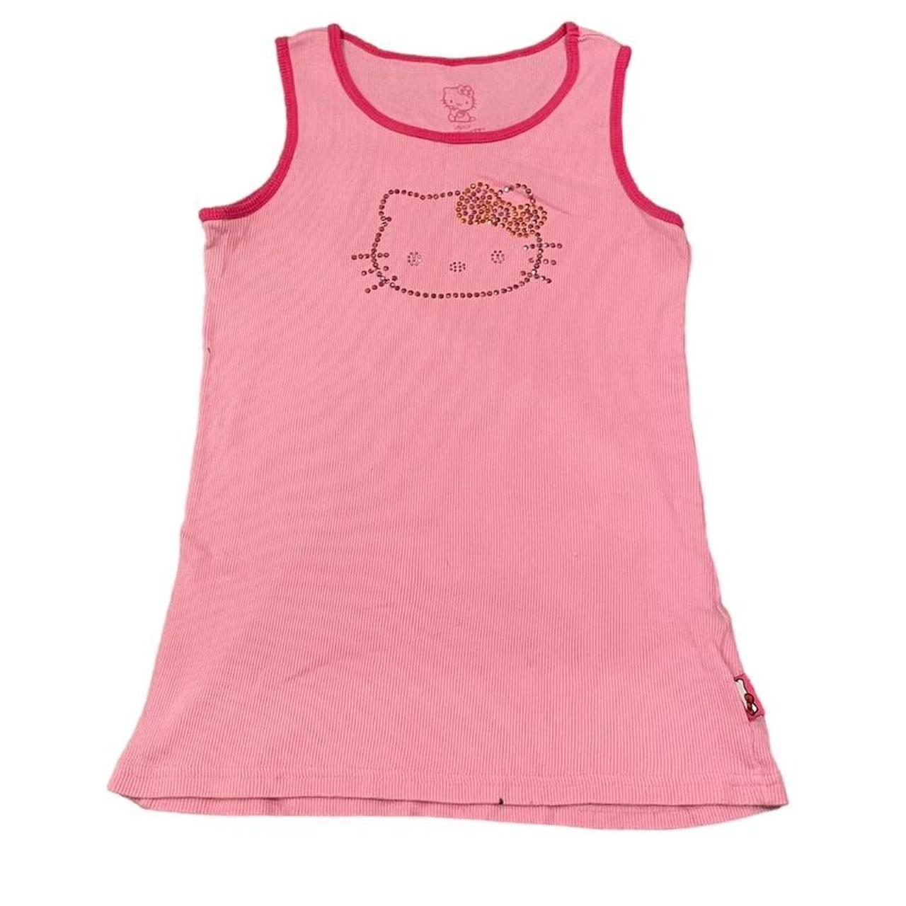 vintage hello kitty tank top repop, so sad it... - Depop