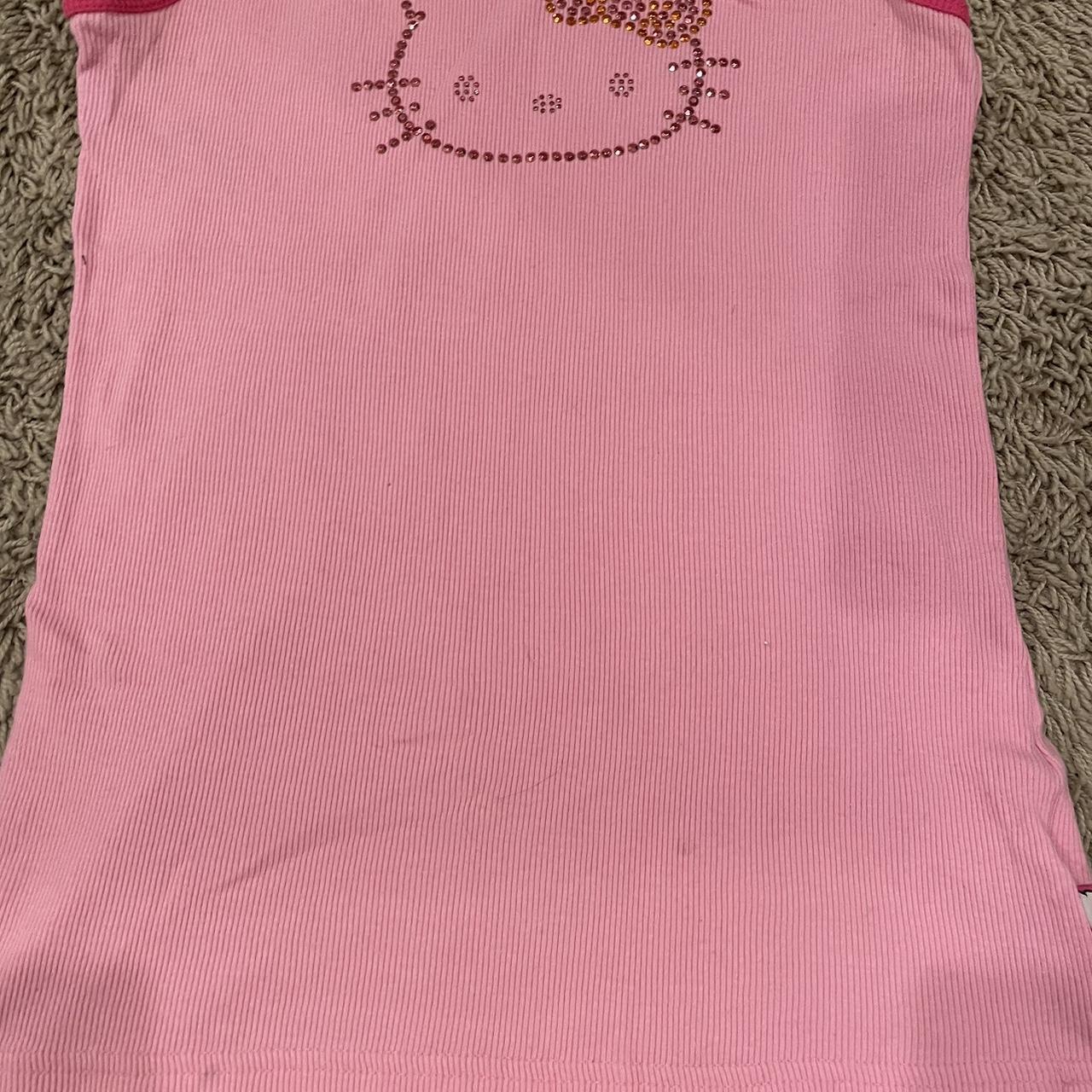 vintage hello kitty tank top repop, so sad it... - Depop
