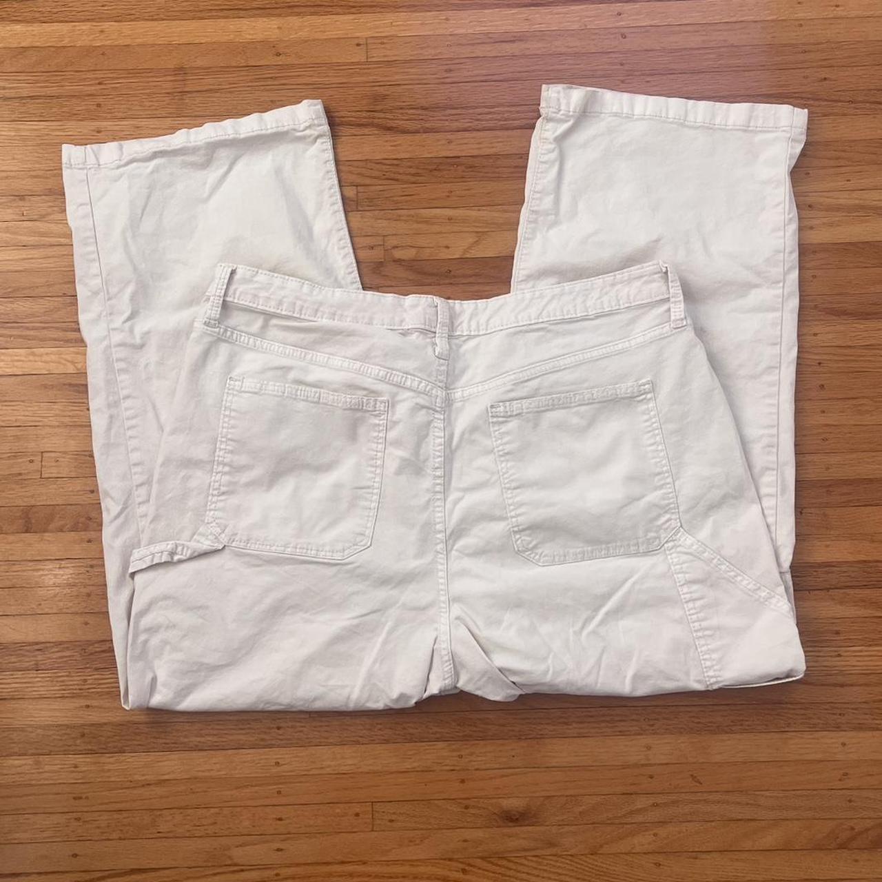 Universal thread cargo pants! White. - Depop