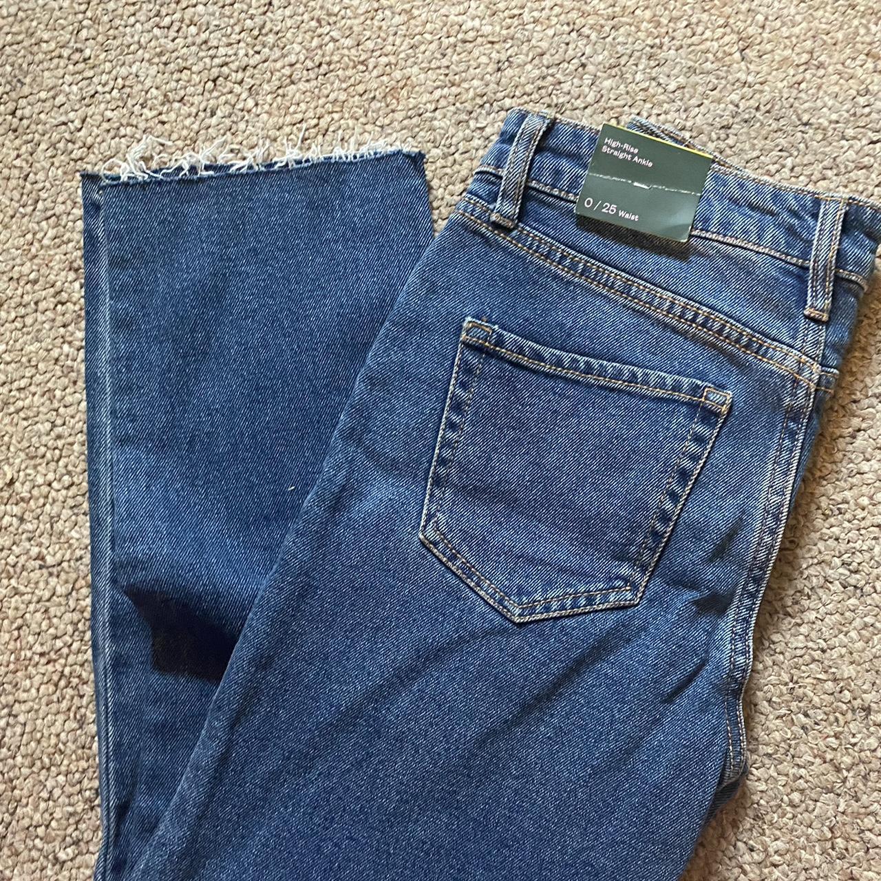 nwt target jeans high rise straight leg - Depop