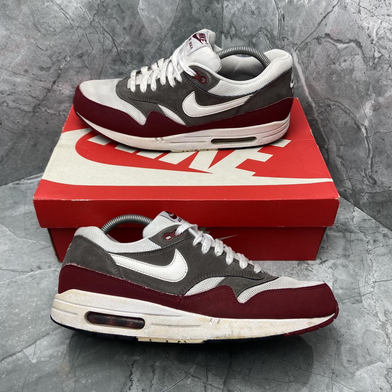 Nike Men's Red and Brown Trainers | Depop