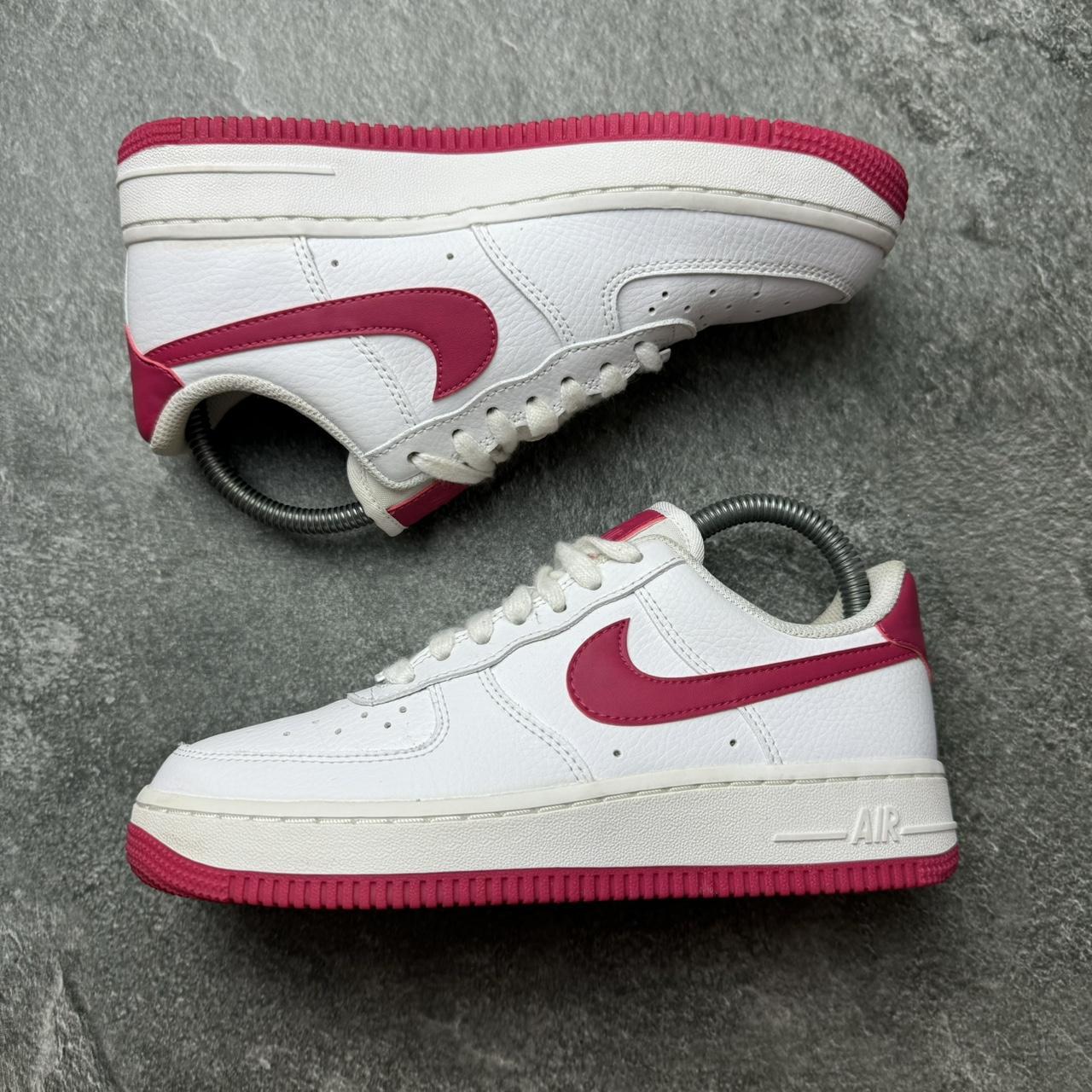 ️Nike Air Force 1 - Cherry Red / White - Size UK3... - Depop