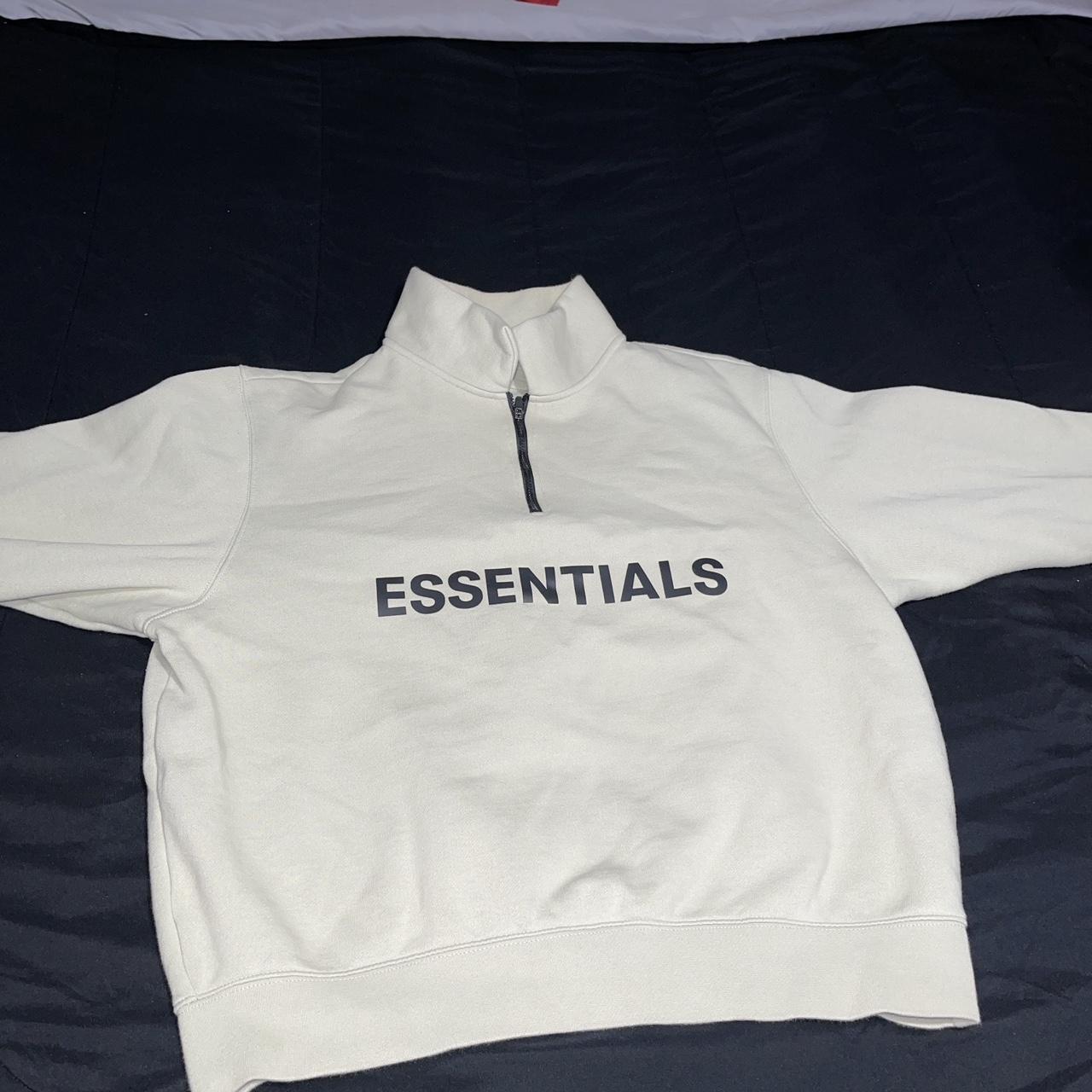 Essentials Men's Green Jumper | Depop
