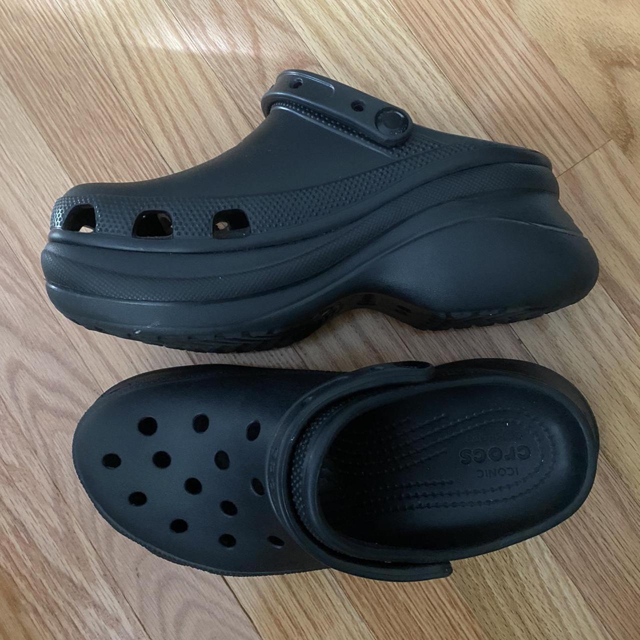 Platform crocs 3in platform Worn maybe 2 or 3... - Depop