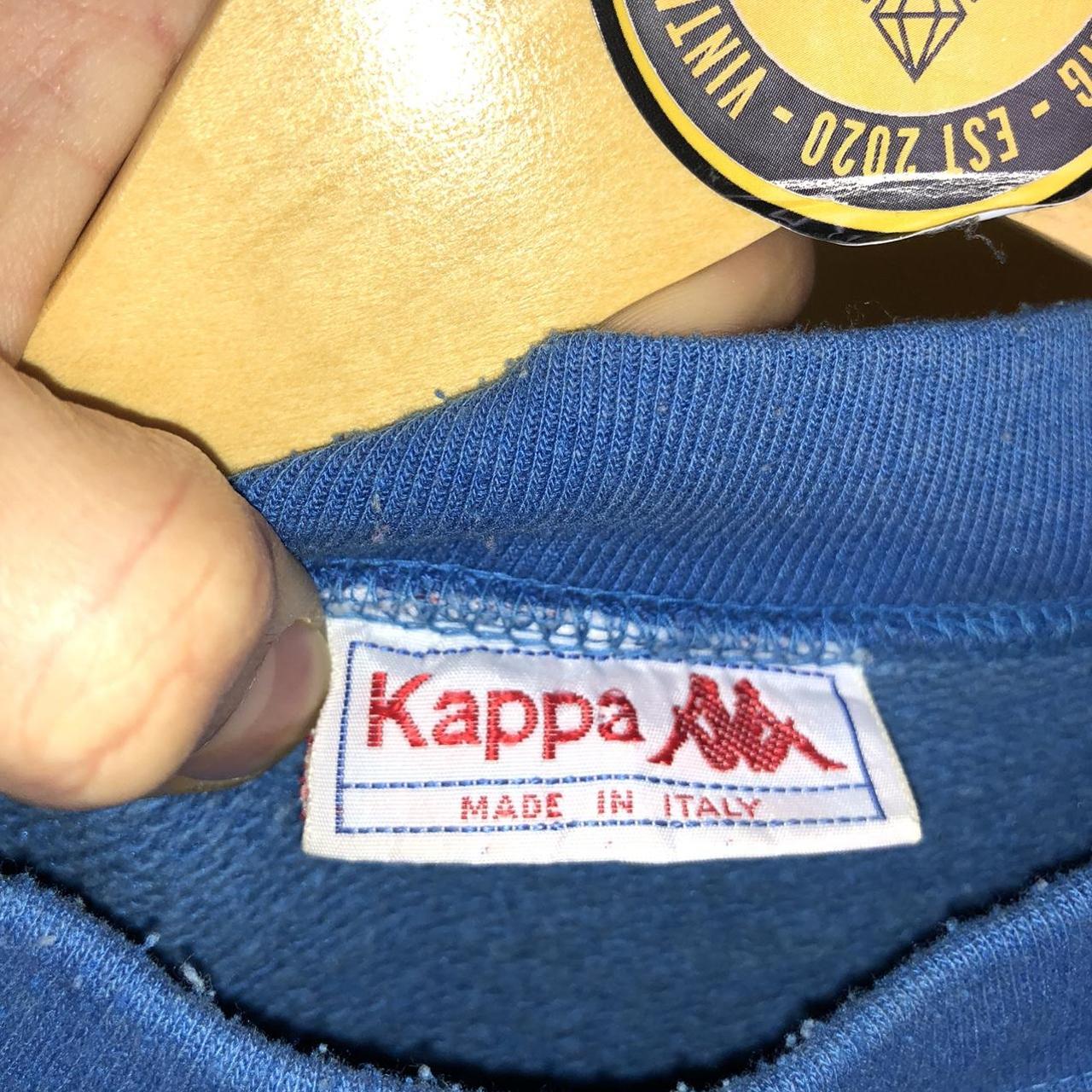 Kappa Men's Blue Sweatshirt | Depop