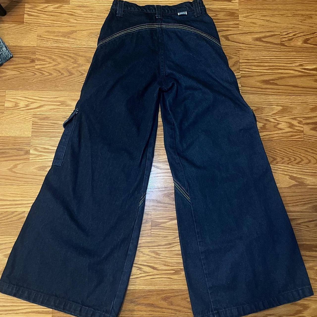MENACE JEANS Menace vintage rave cargo 90s wide... - Depop