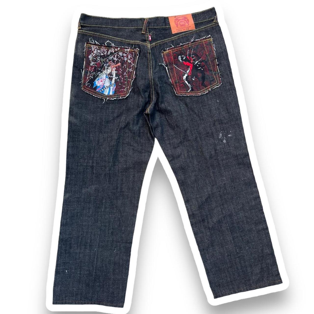 RMC denim men's jeans Size 42 lot 1001 Waist 21... - Depop