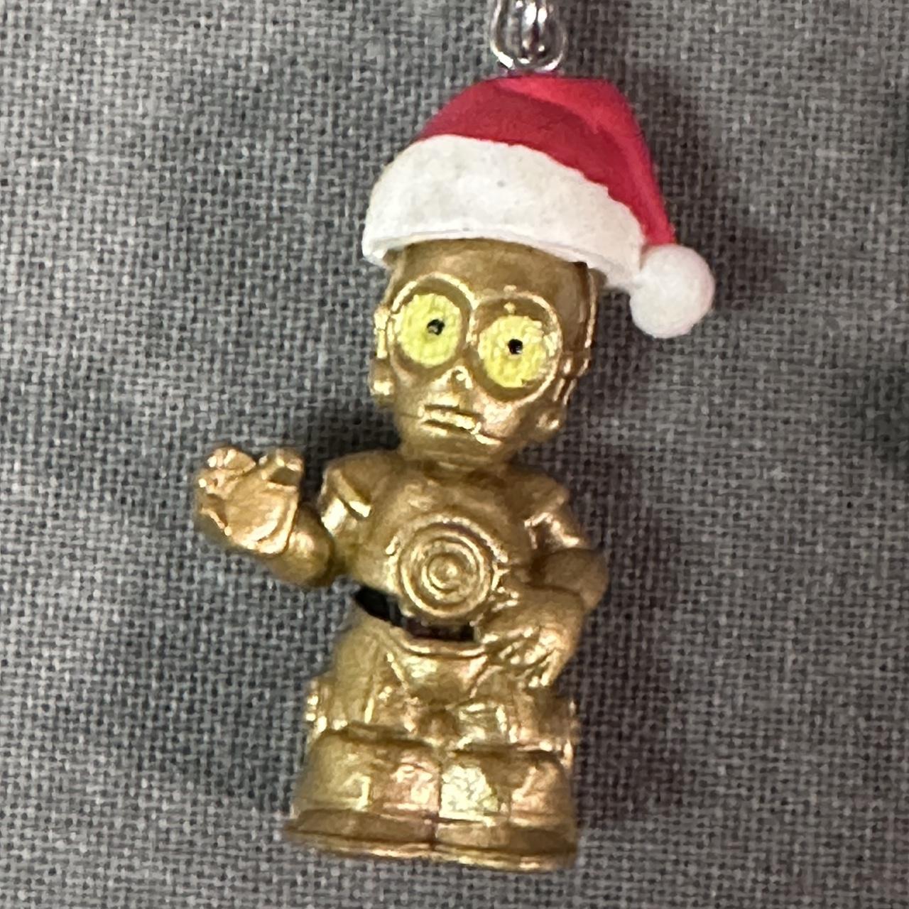 C3PO and Porg with Santa hats on earrings set.... - Depop