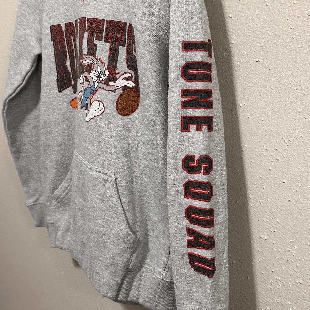 Houston Rockets Space Jam grey hoodie, kids size MD... - Depop