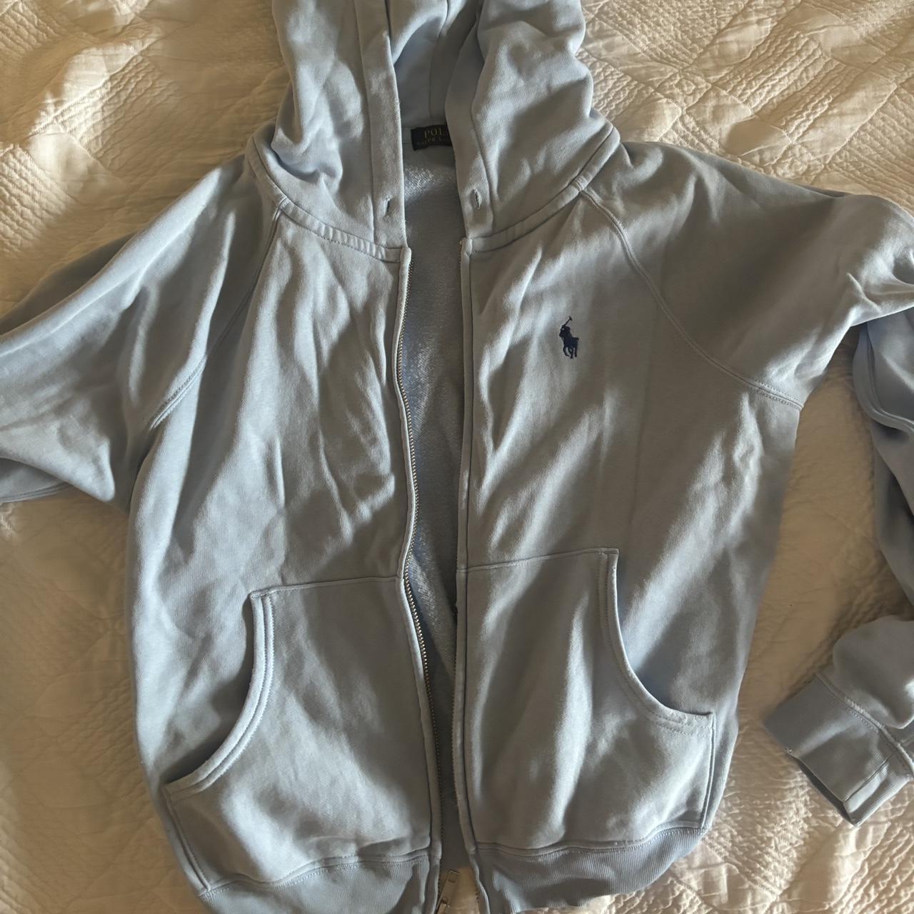 Super cute baby blue polo jumper Message me if u... - Depop