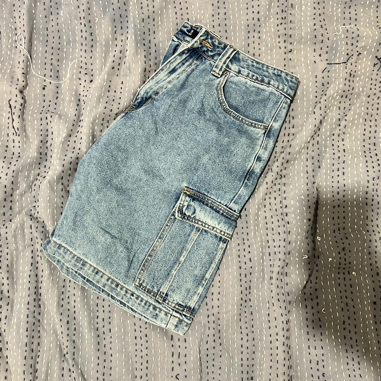Hallenstein Brothers / Absent Denim Cargo Shorts /... - Depop