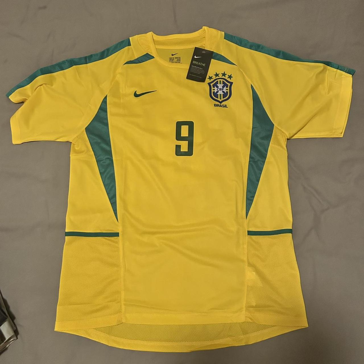 Nike Brazil 2002 Home Kit Ronaldo R9 | Depop