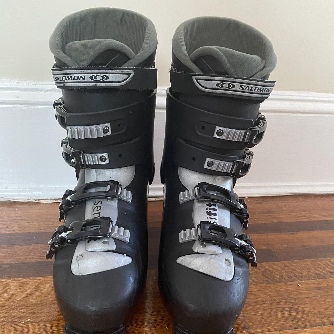 Salomon Ski Boots Men’s size 12.5 Black... - Depop