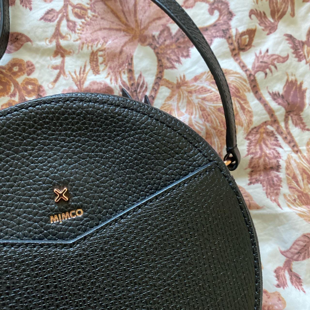 Mimco D-VINE CIRCLE BAG Black & Rose Gold Mimco Bag... - Depop
