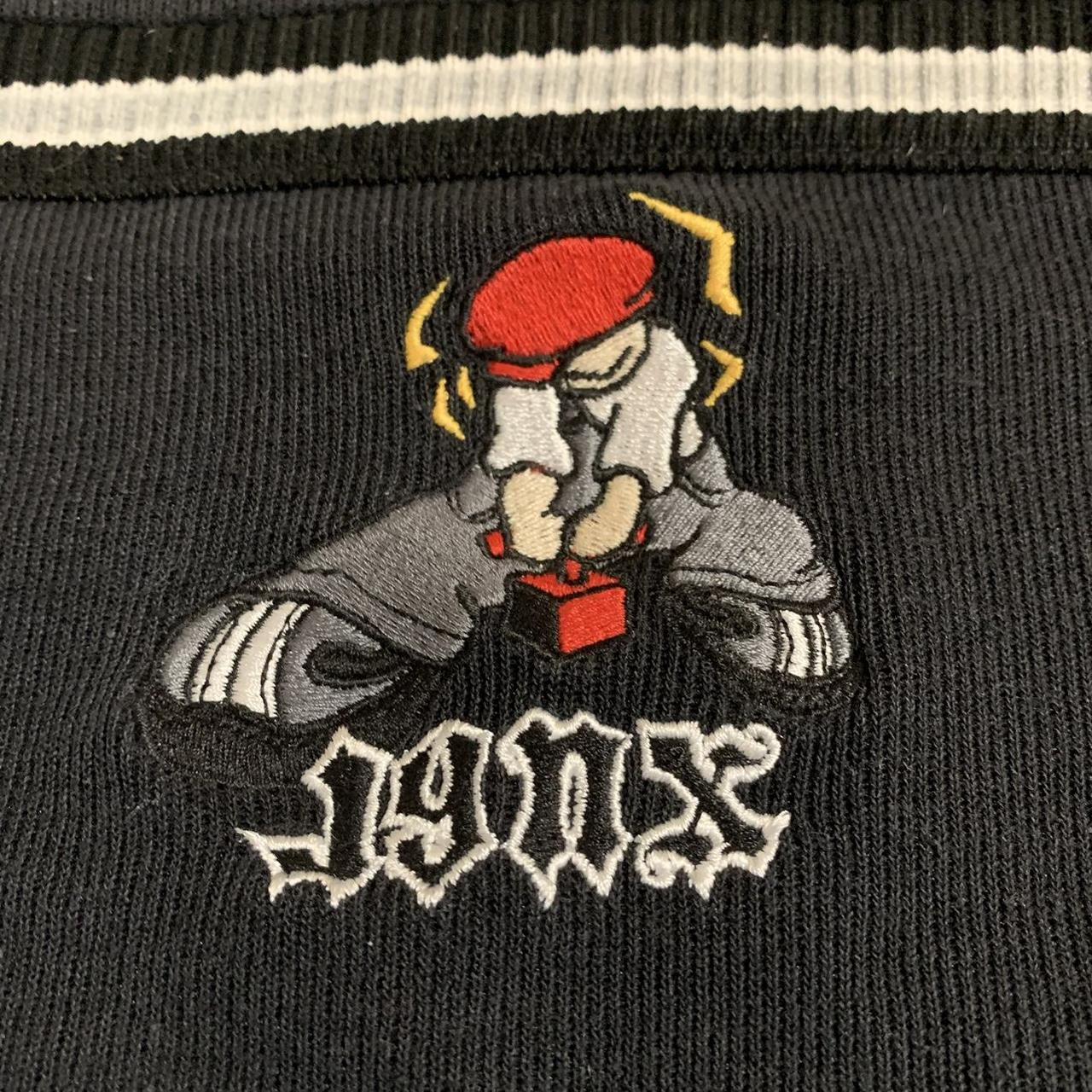 🛹Vintage 90s grunge JNCO Jynx jeans v neck... - Depop