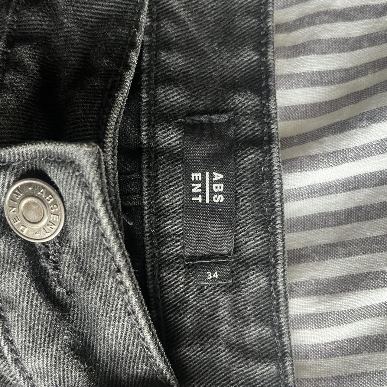 Absent Black Jorts W34 - Depop