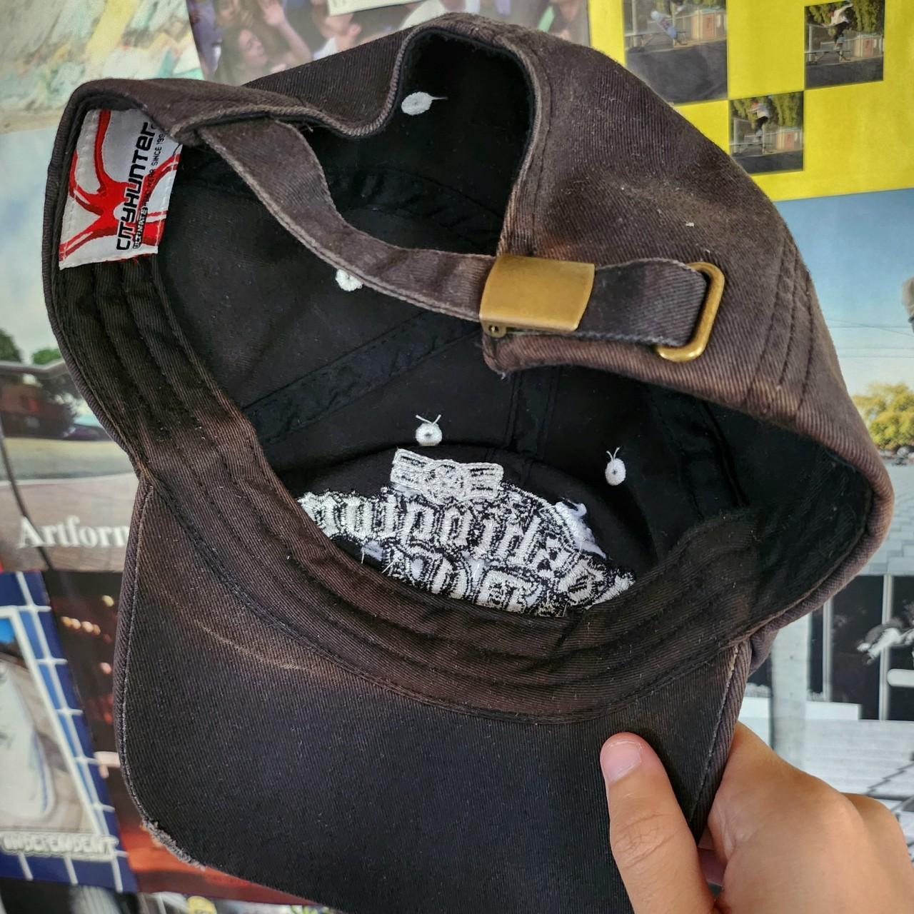 y2k Black Washington DC hat Sick contrast stitching... - Depop