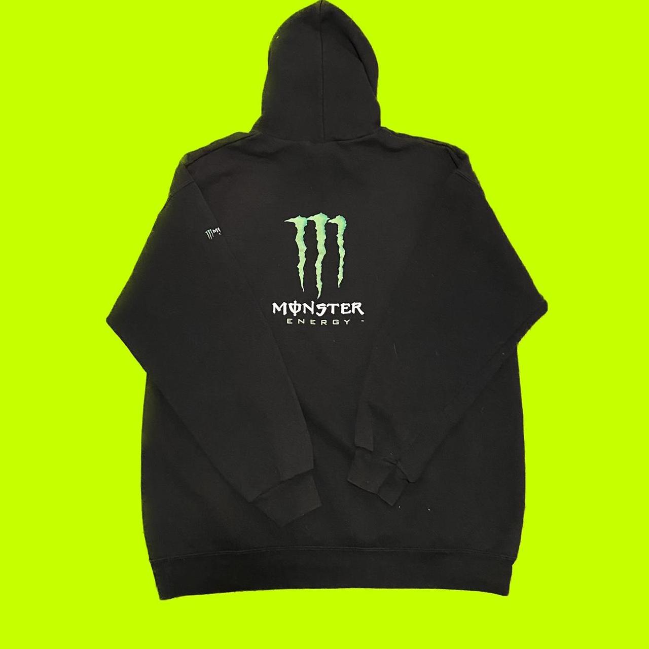 Monster Hoodie #Y2k #Grunge #Emo - Depop