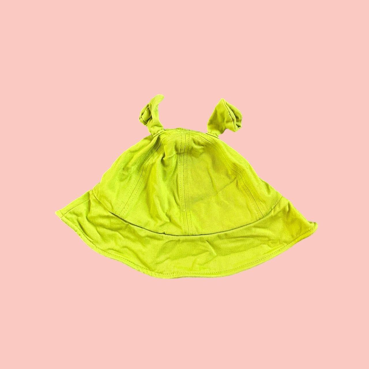 Neon shrek green bucket hat #rave #festival Hat... - Depop