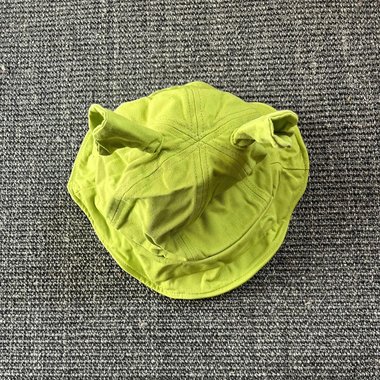 Neon shrek green bucket hat #rave #festival Hat... - Depop