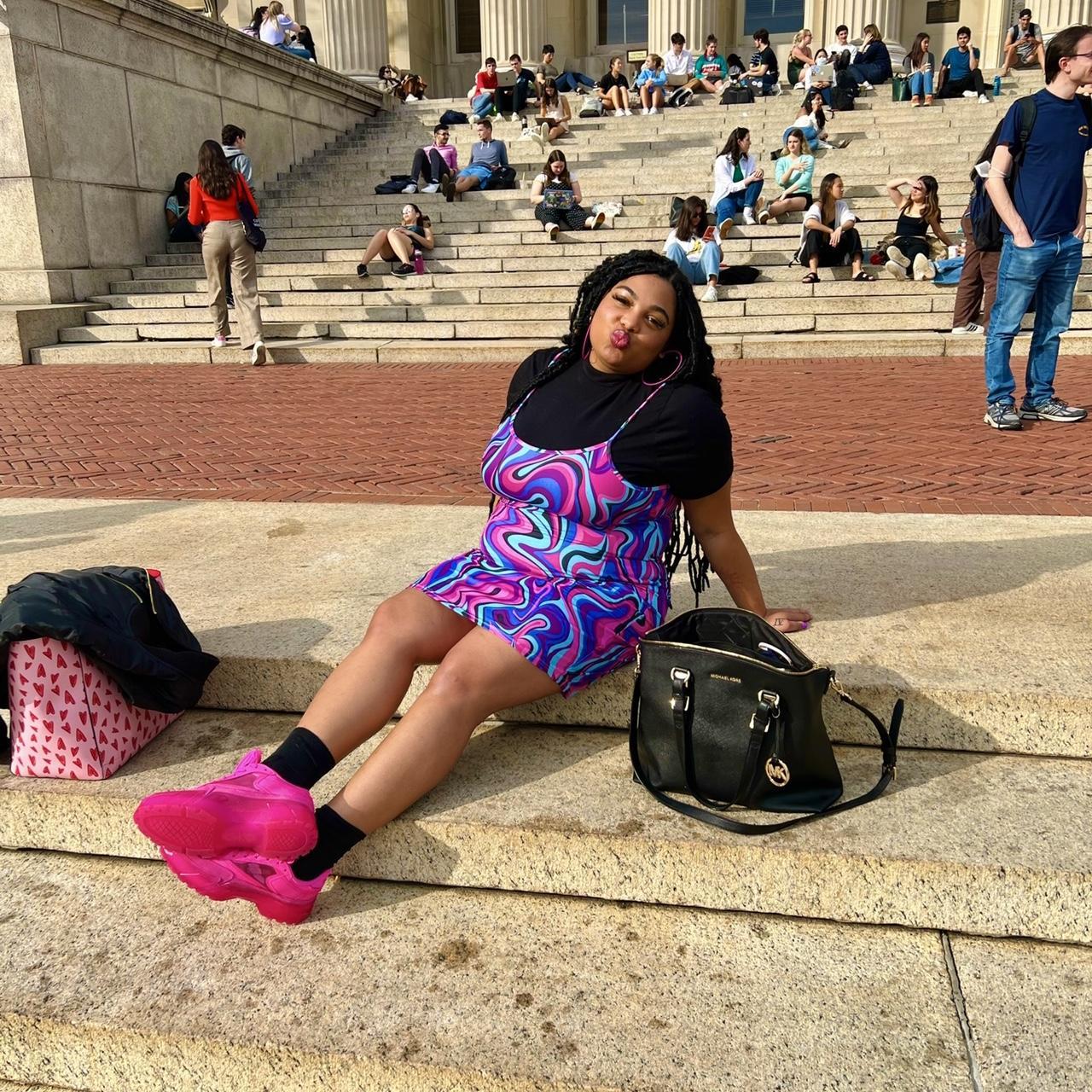 Groovy cami dress ! Only worn ONCE! Size 2X. Shein. - Depop