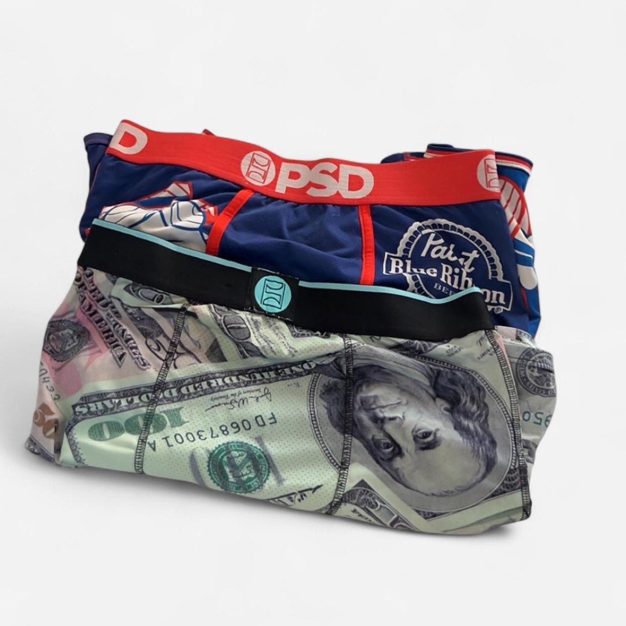 PSD BOXER BUNDLE⚡️ Both size Medium Pabst Blue... | Depop