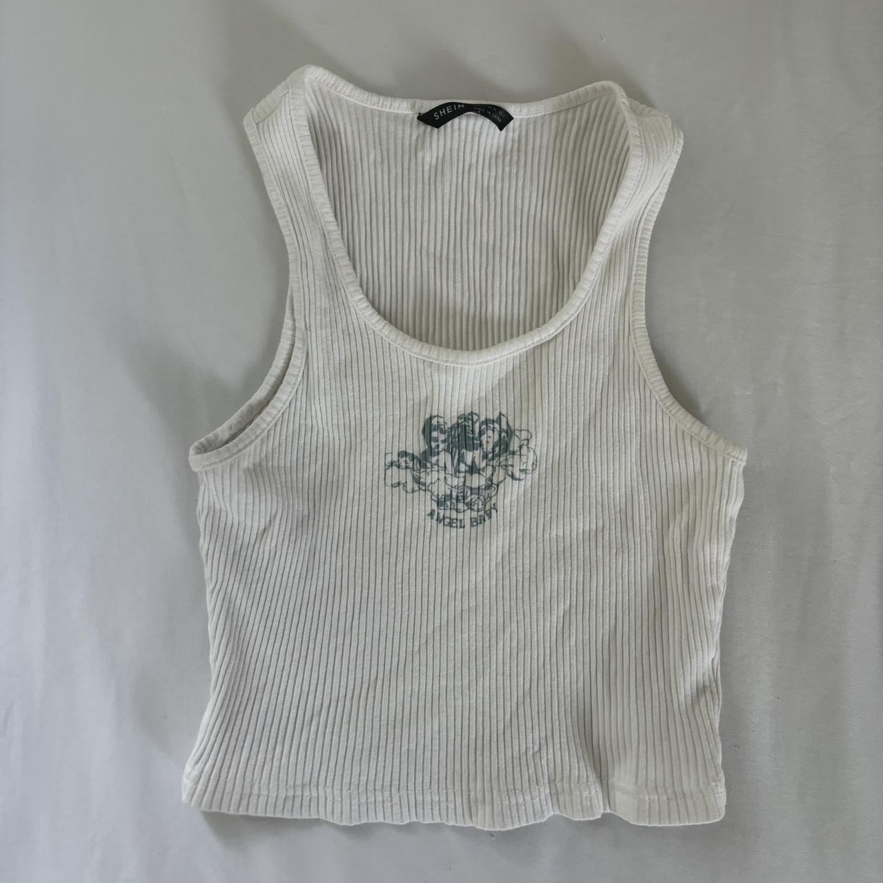 shein angel tank top Super cute and breezy - Depop